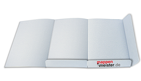 Mappen mit Klapplaschen individuell bedrucken | mappenmeister.de